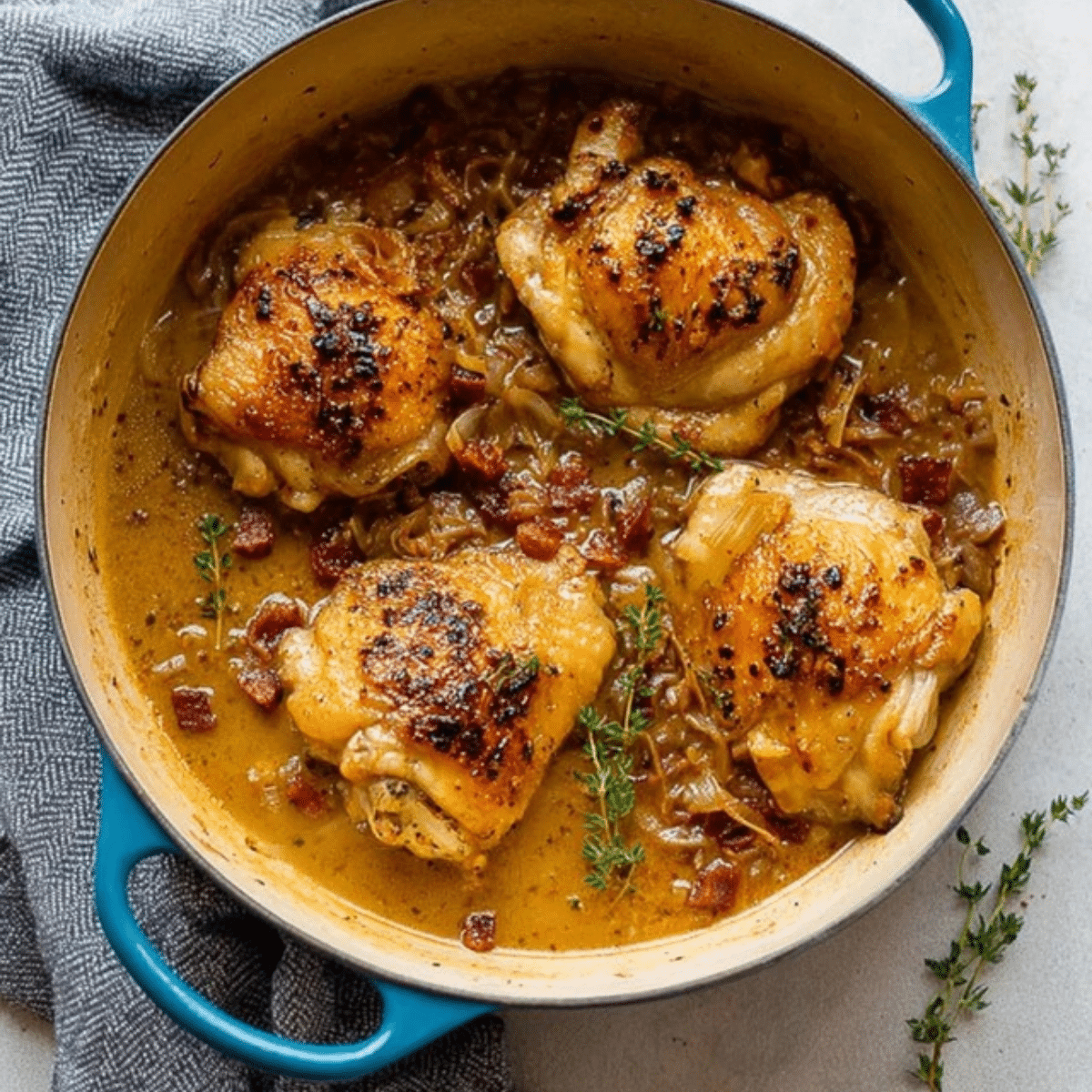 Braised Apple Cider Chicken Thighs – A Cozy Fall Dinner You’ll Crave ...