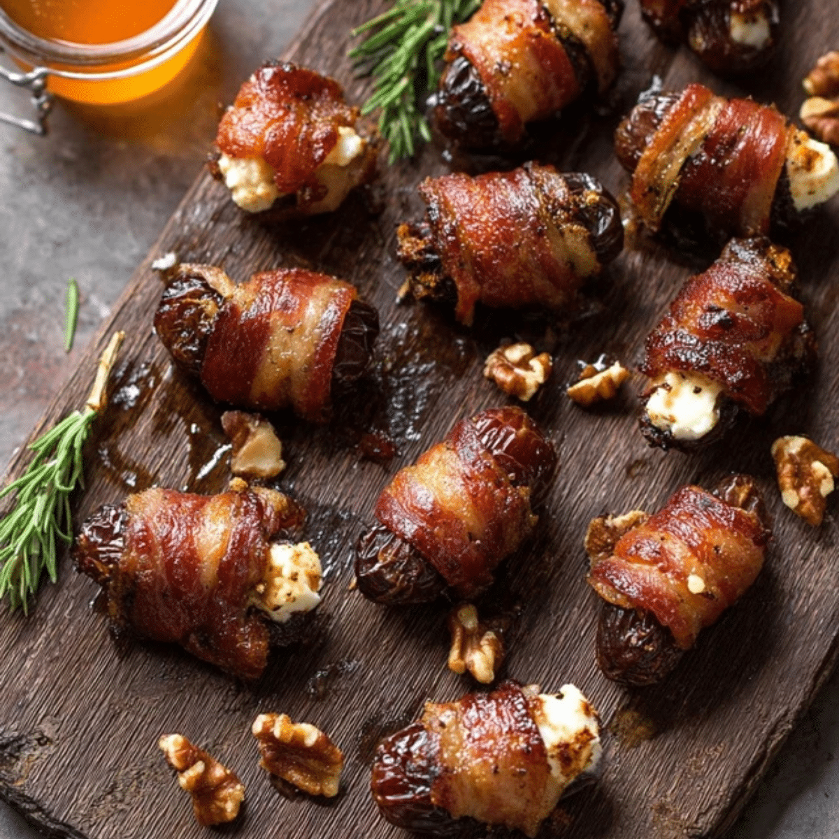 Goat Cheese Stuffed Bacon Wrapped Dates – Sweet, Savory & Irresistible ...