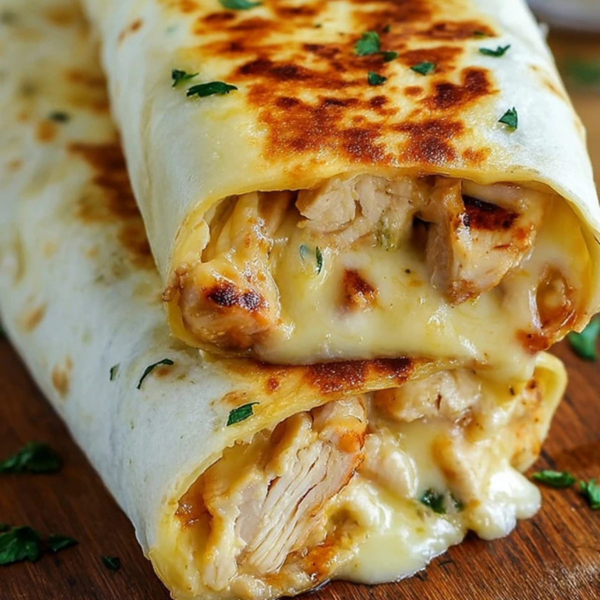 Cheesy Garlic Chicken Wraps: A Flavorful Comfort Meal - Quite Chefy