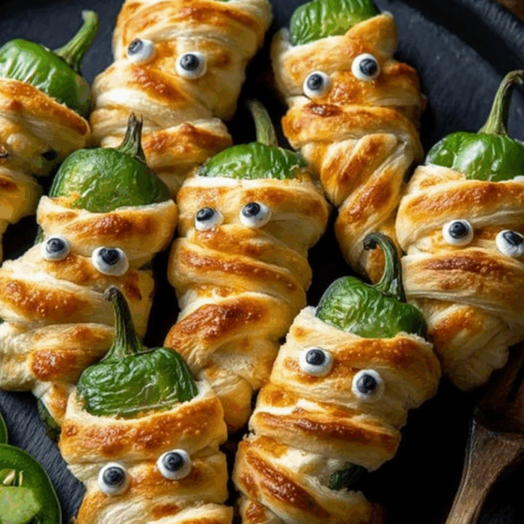 Jalapeno Popper Mummies: A Spooky Halloween Snack - Quite Chefy