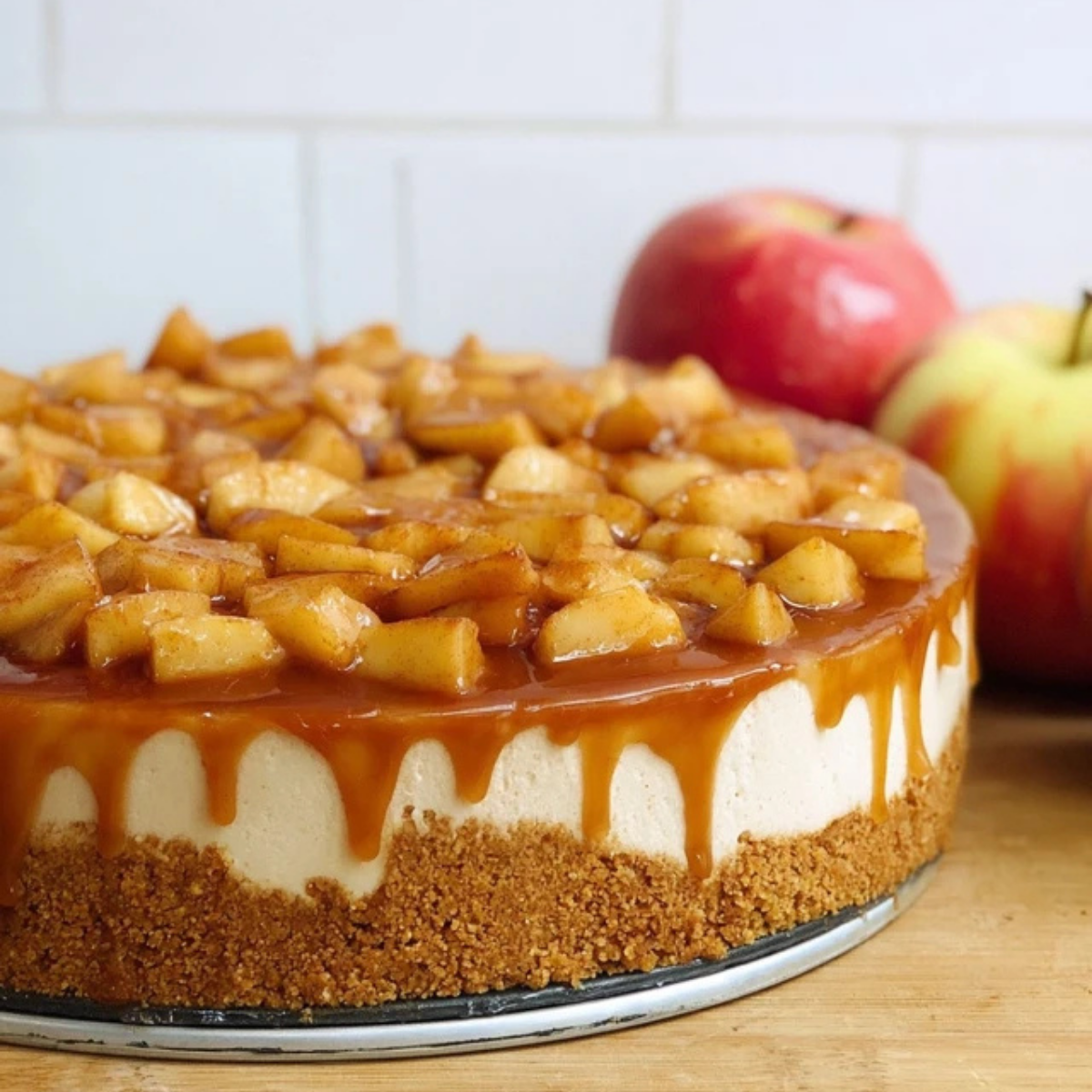 No-Bake Apple Pie Cheesecake Recipe: The Ultimate Fall Dessert - Quite ...