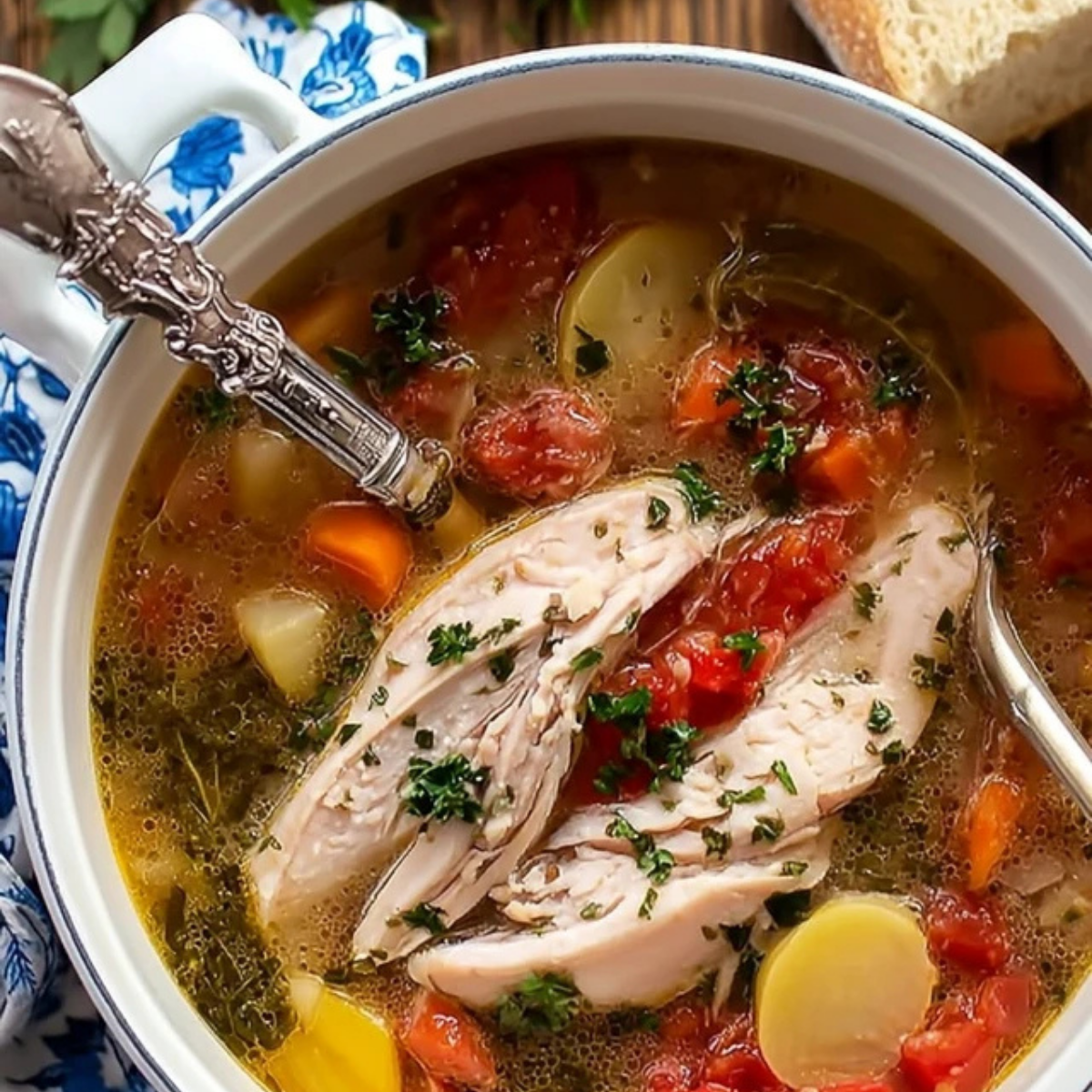 Tuscan Chicken Soup Recipe: A Hearty Comforting Meal - Quite Chefy