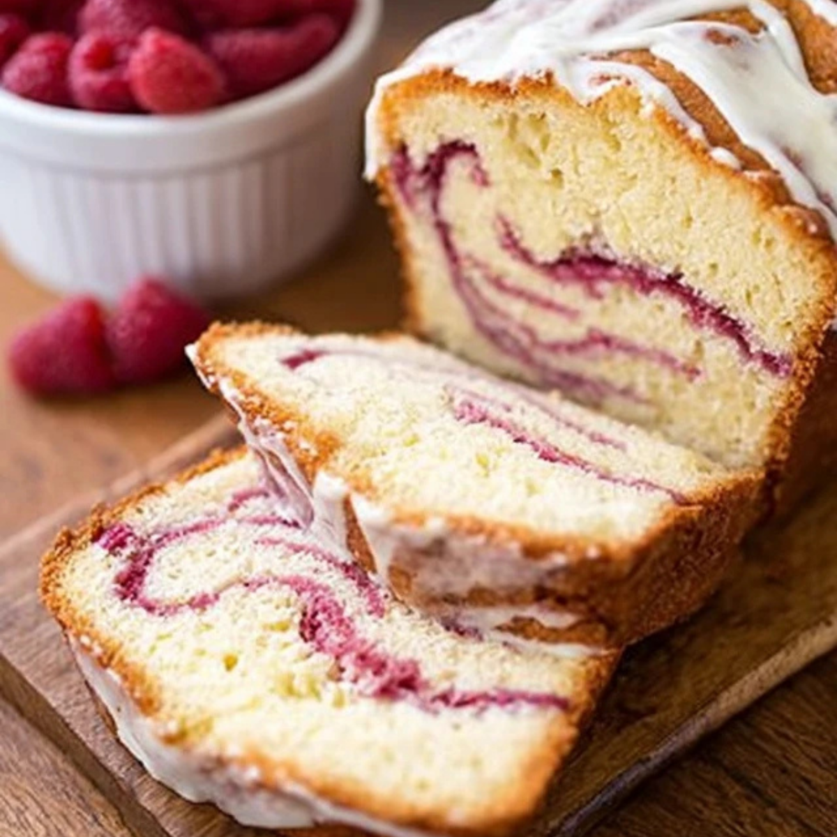 Yogurt Cake with Raspberry Swirl: A Fresh, Fruity Delight - Quite Chefy