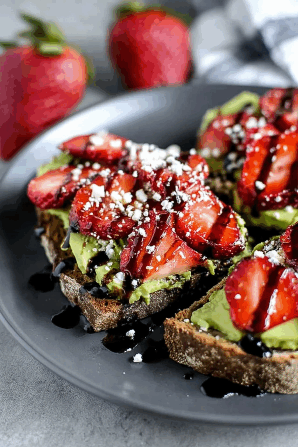Balsamic Strawberry Avocado Toast: A Fresh, Flavorful Breakfast Delight ...