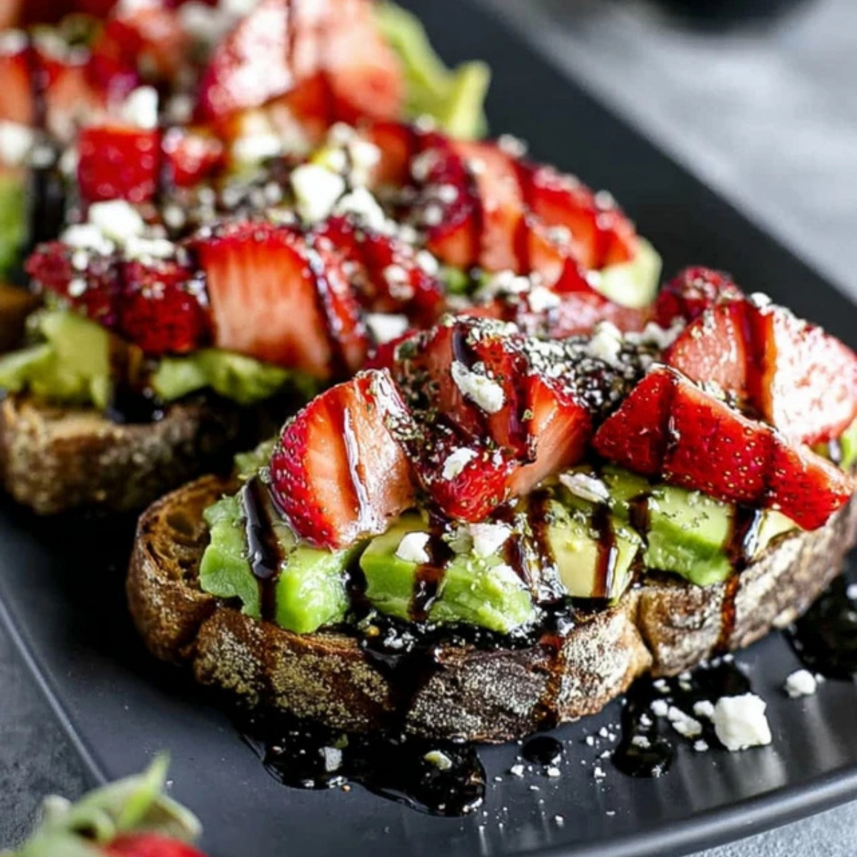 Balsamic Strawberry Avocado Toast: A Fresh, Flavorful Breakfast Delight ...