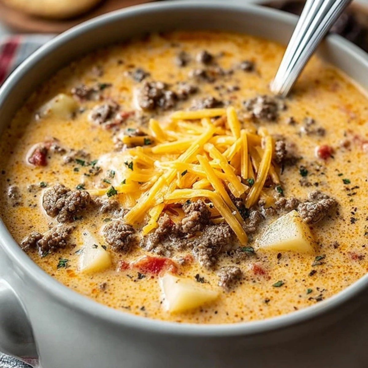 Easy Cheeseburger Soup: The Ultimate Comfort Food - Quite Chefy