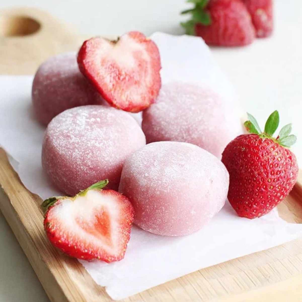 How to Make Healthy Strawberry Mochi (Made in the Microwave) - Quite Chefy