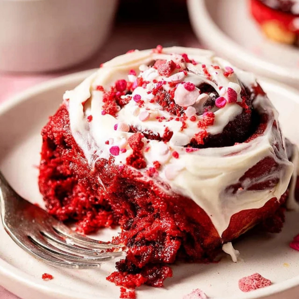 Red Velvet Cinnamon Rolls with Cream Cheese Frosting - Quite Chefy