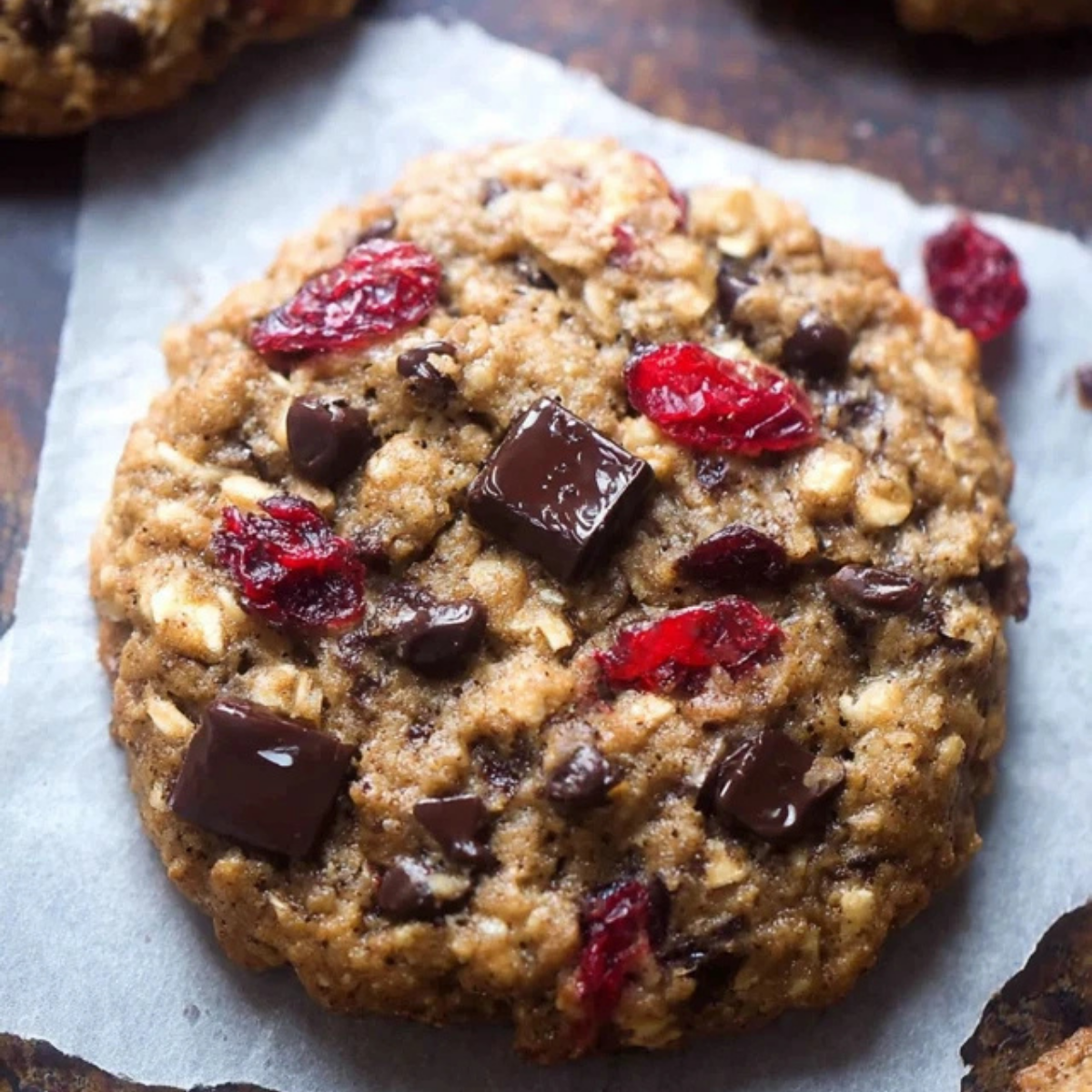 Dark Chocolate Cranberry Oatmeal Cookies: A Healthy Twist on a Classic ...