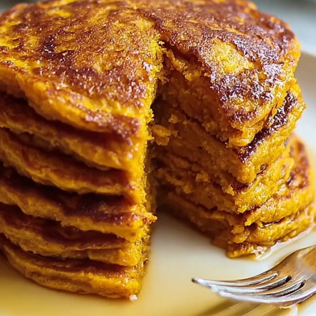 Fluffy Sweet Potato Pancakes - Quite Chefy