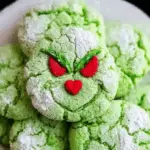 Grinch Cookie Recipe: Easy Green Crinkle Cookies - Quite Chefy