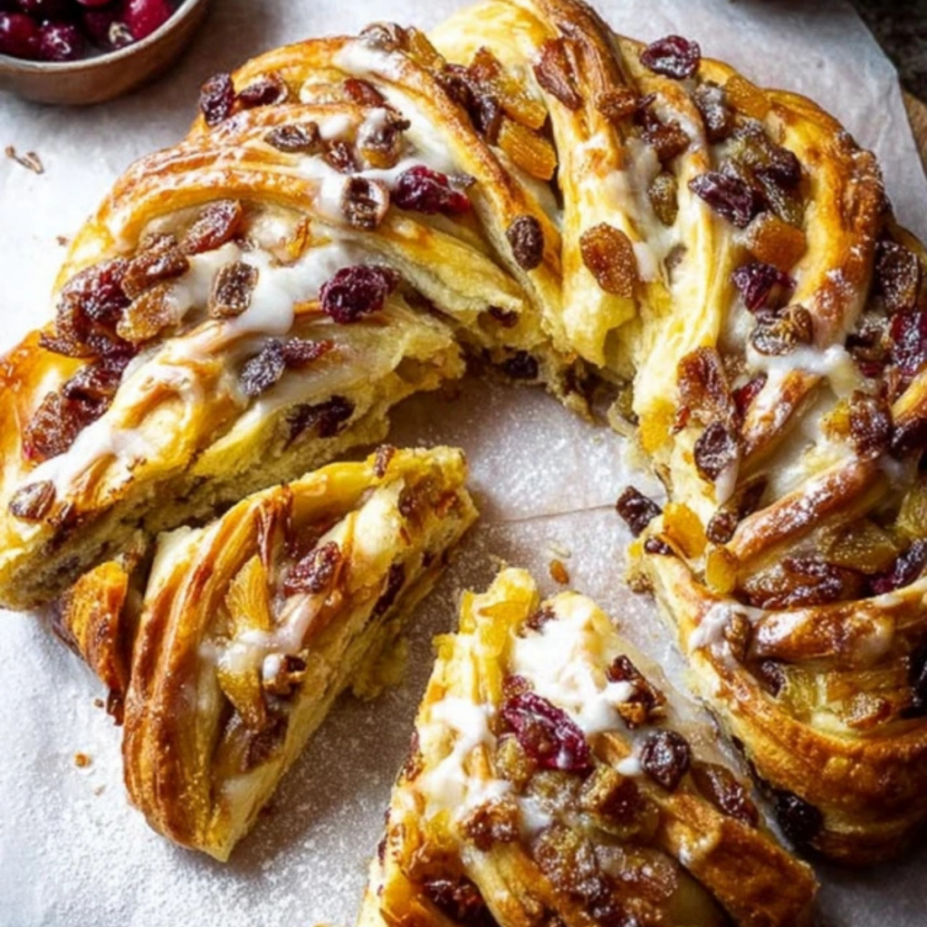 Cranberry & Apricot Couronne Recipe: A Festive Delight for Your ...