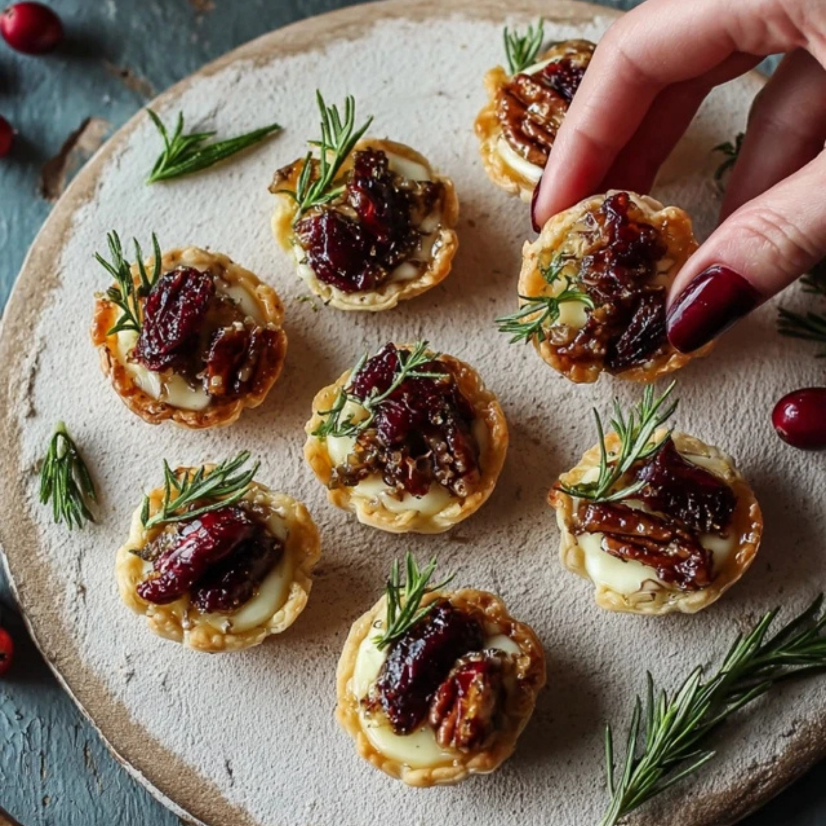 Cranberry Brie Tartlets: A Festive and Easy Holiday Appetizer - Quite Chefy