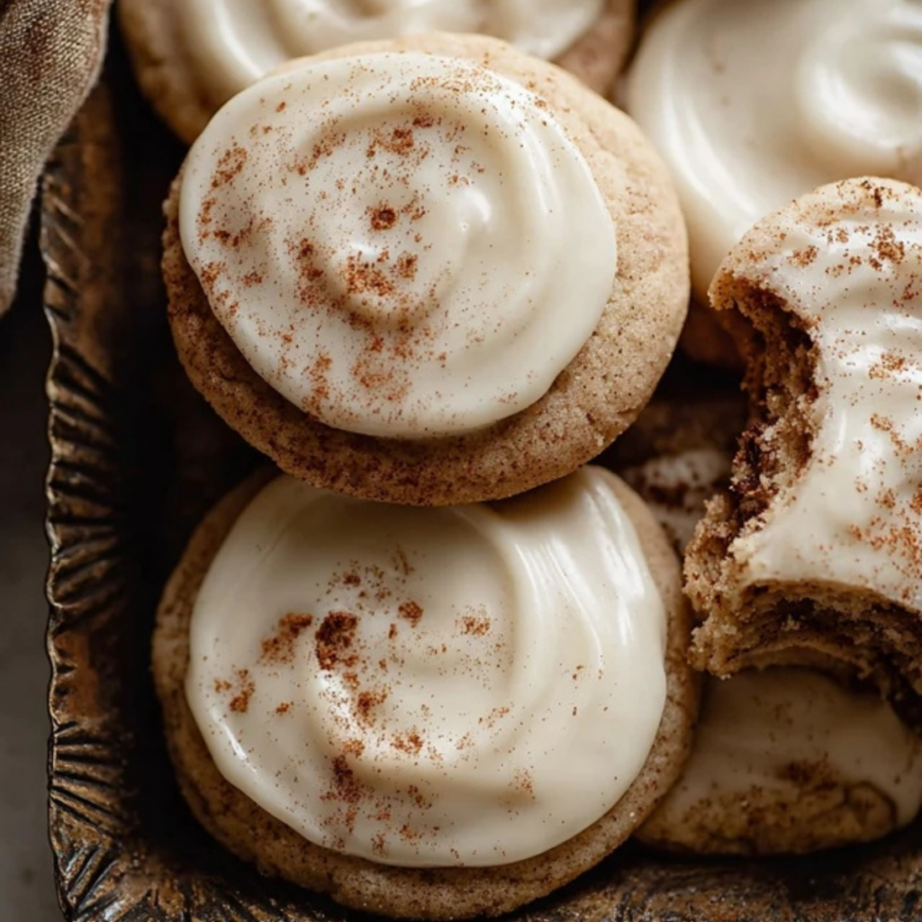 Soft Baked Cinnamon Roll Cookies - Quite Chefy