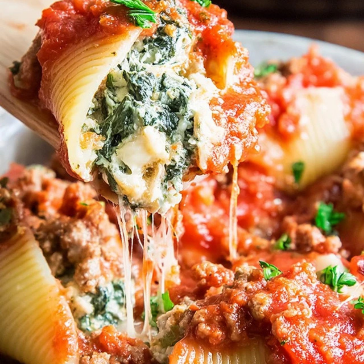Slow Cooker Stuffed Shells with Sausage and Spinach: A Comforting ...